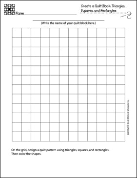 math grid coloring sheets