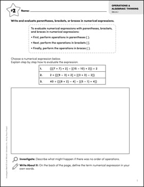 parentheses brackets braces math