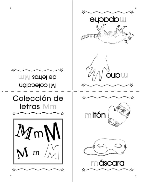 El Libro de la Letra “M” | Printable Mini-Books