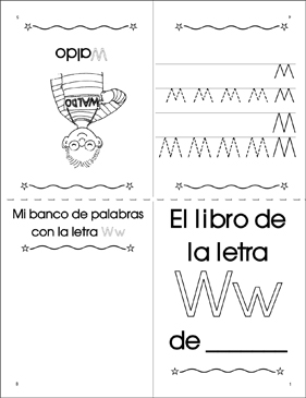 Hojas De Trabajo Alfabeto Libritos De Letras Spanish Alphabet
