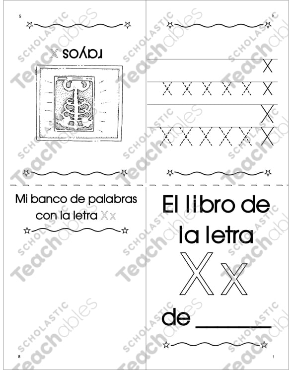 Libros De La Letra X Cuaderno Caligrafix 1º Basico 1er Sem Cuadricula