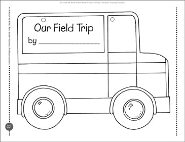 field trip coloring pages