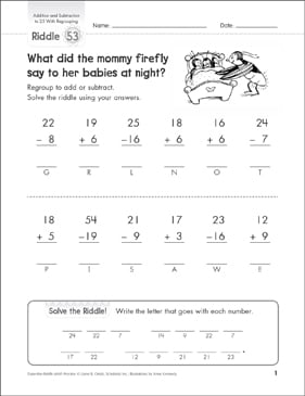 Solve Riddle Worksheet Math For Kids Mocomi