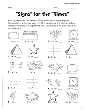 multiplication signs