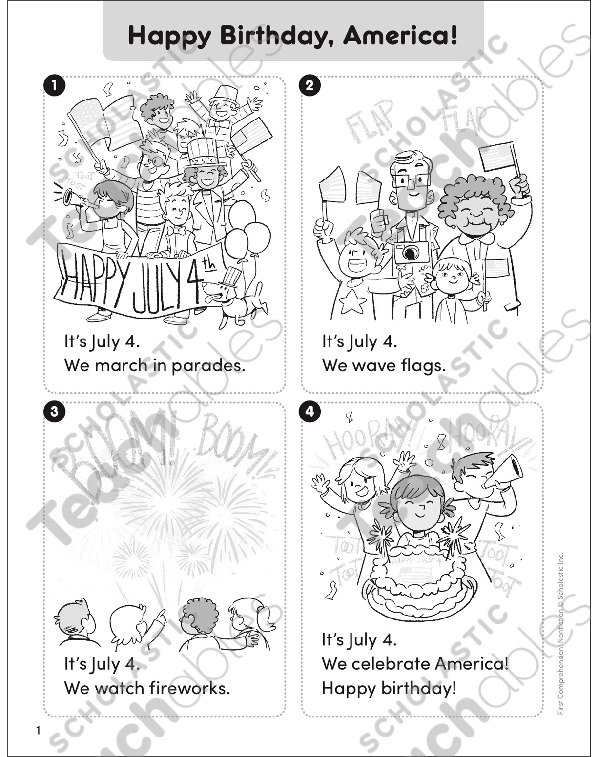 happy birthday america coloring pages