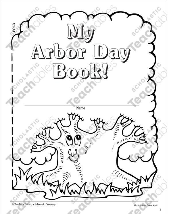 arbor day coloring pages