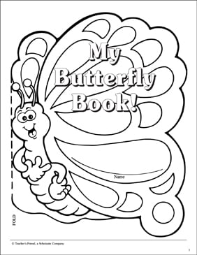 butterfly coloring pages speech therapy