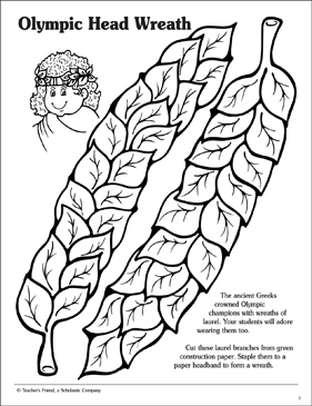 olympic crown coloring pages
