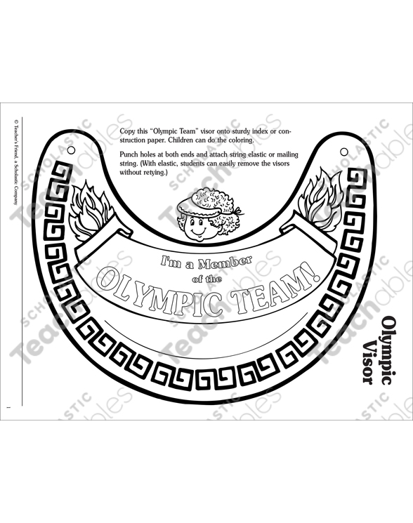 ancient olympic coloring pages