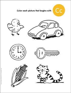 things that start with i coloring pages