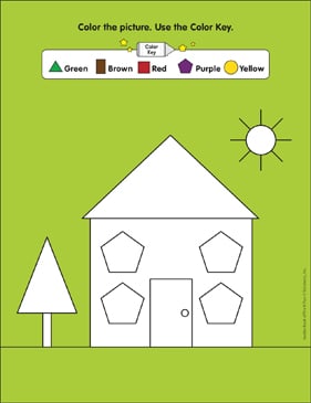 printable coloring pages house key