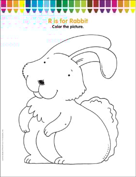 rabbit coloring pages printable