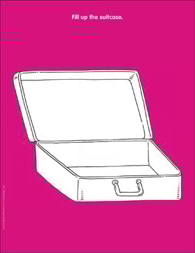 empty suitcase activity