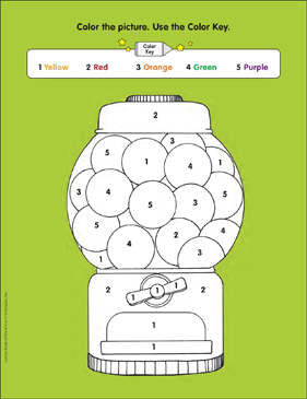 gumball machine printable coloring pages