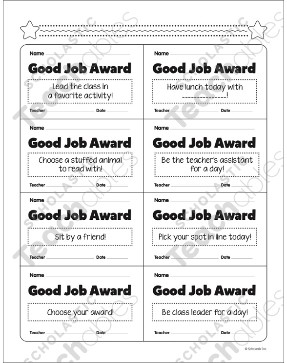 awards for good work