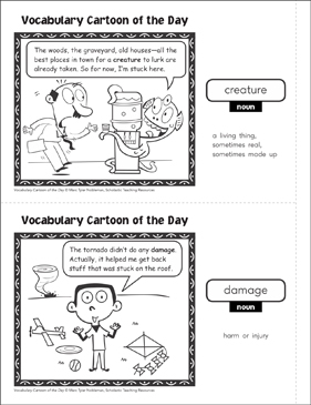 Vocabulary Cartoon