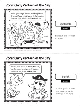 Vocabulary Cartoons For Kids