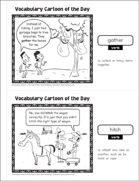 Vocabulary Comic