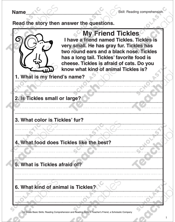 tickle make sentence