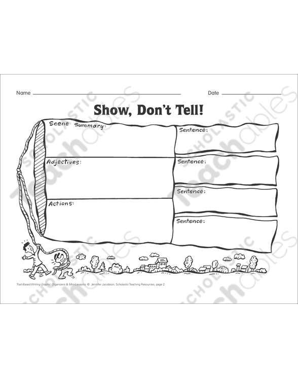 Show Don T Tell Worksheet