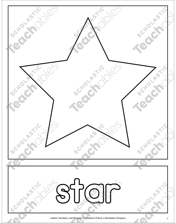 Shape Matching Pages: Star | Printable Skills Sheets