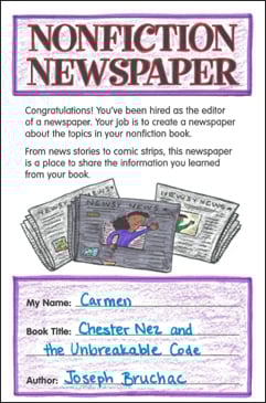 newspaper guided reading