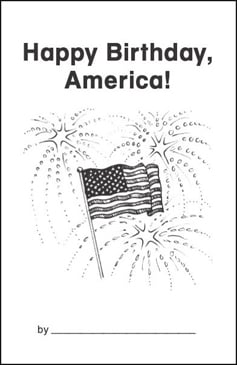 happy birthday america coloring pages
