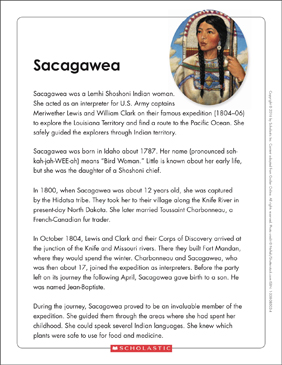 Sacagawea To Print On Paper