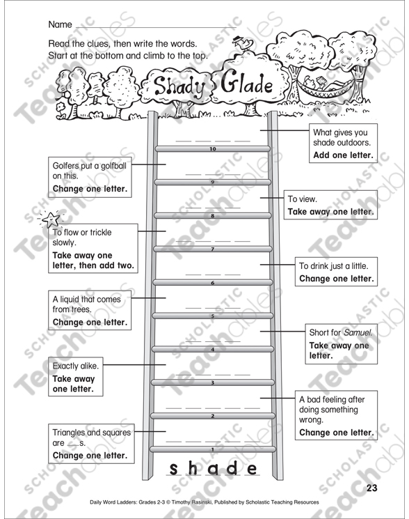 answer sheet 3 letters
