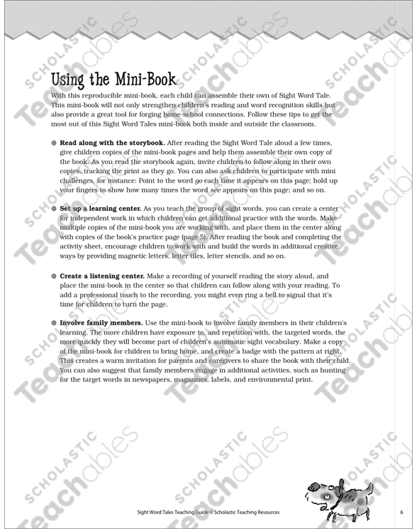 Oodles of Noodles: Sight Word Tale | Printable Mini-Books and Skills Sheets