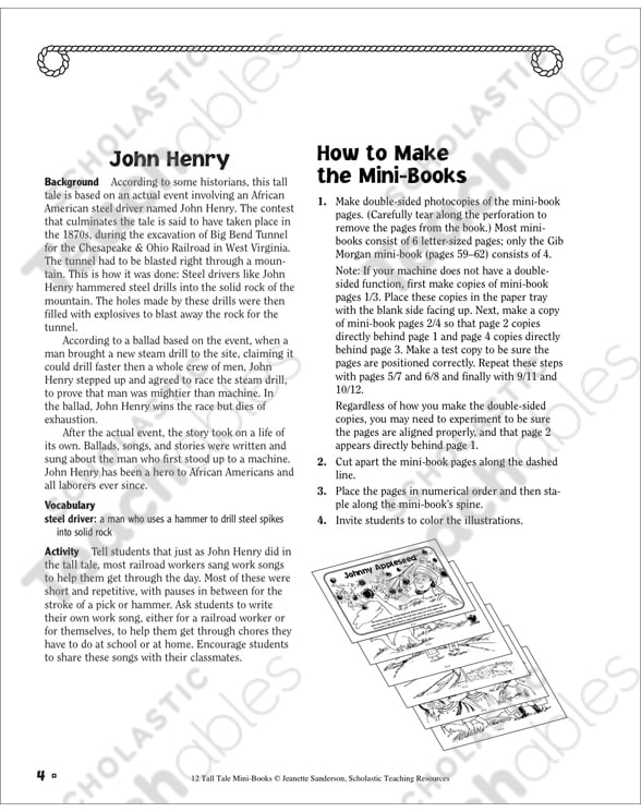 american tall tales john henry coloring pages