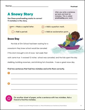 writing process worksheet high school