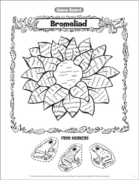 bromeliad coloring pages