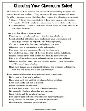 Students Not Following Rules