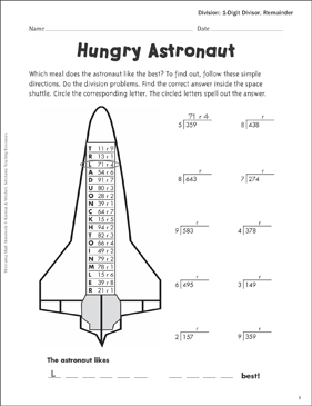 space shuttle worksheets