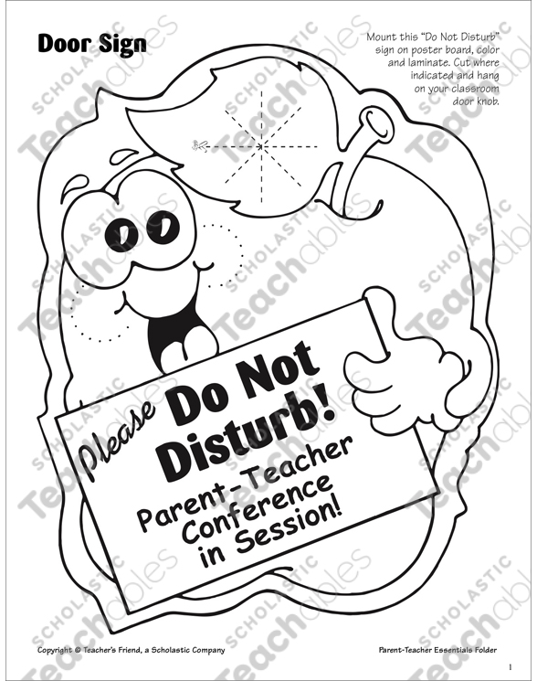 do not disturb coloring pages