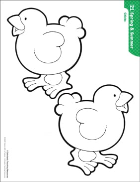tippy toe chick go coloring pages