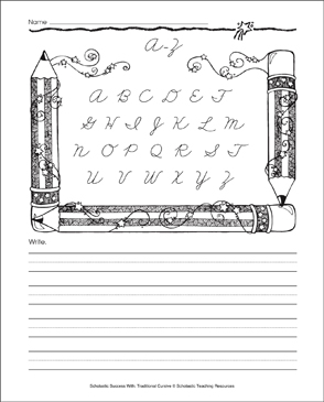 Script Practice Sheets