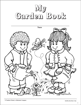 my garden coloring pages printable