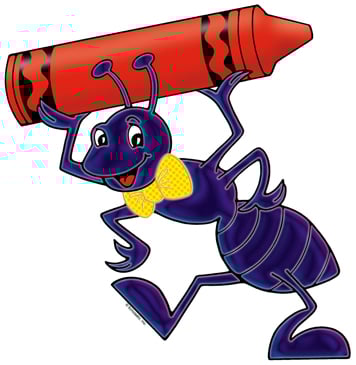 Hard Working Ant Clipart For Kids