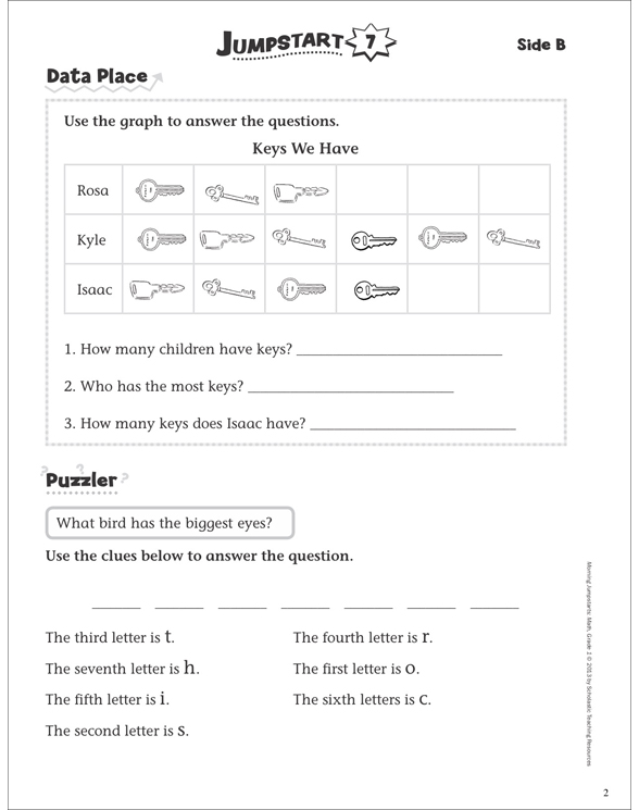 Independent Practice: Grade 1 Math Jumpstart 7 | Printable Skills Sheets