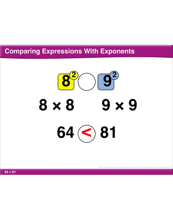 Math Review: Exponents, Value of a Variable, Least Common Multiple ...