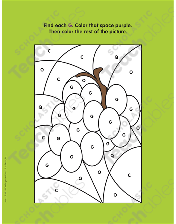 grapes coloring picture