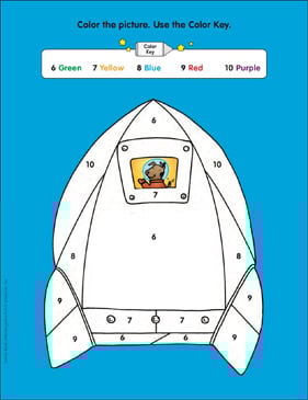 rocket bear coloring pages