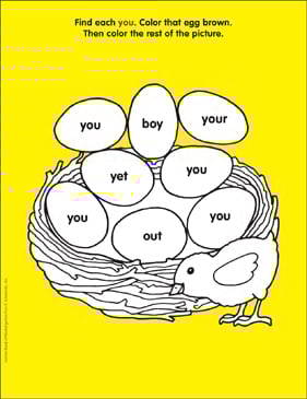 coloring pages nest