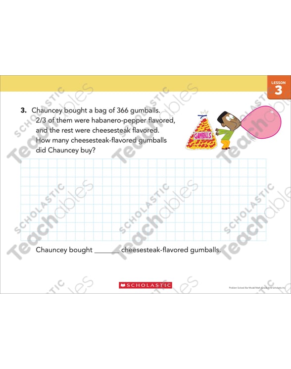 Fraction Basics: Bar Model Math (Grades 5-6) | Printable Interactive ...