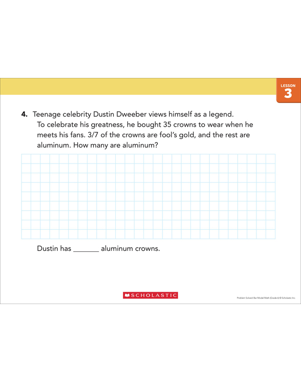 Fraction Basics: Bar Model Math (Grades 5-6) | Printable Interactive ...