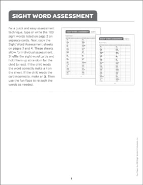 Fry Sight Word List Printable