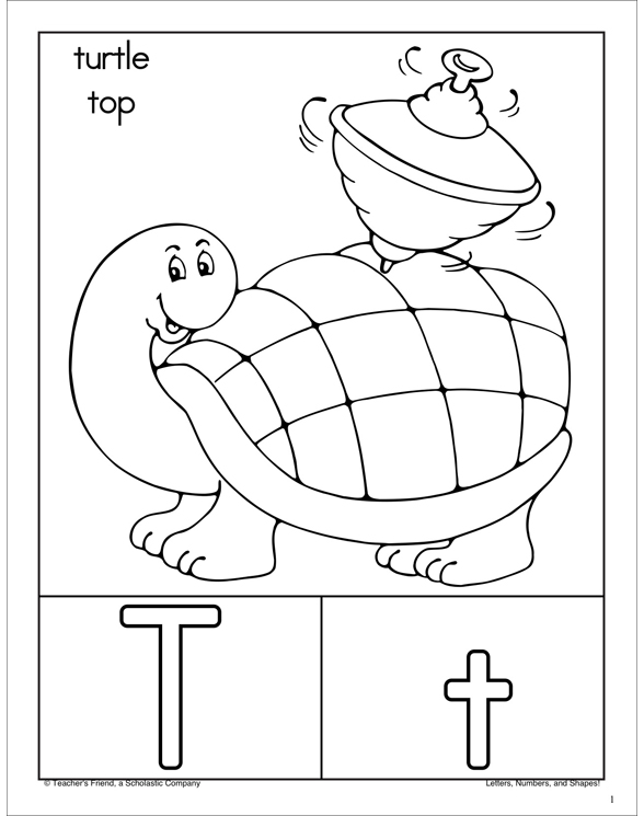 The Letter Tt: Alphabet Packet | Printable Skills Sheets