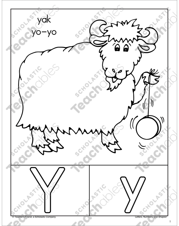 The Letter Yy: Alphabet Packet | Printable Skills Sheets